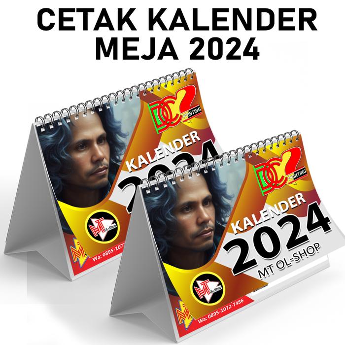 Jual Cetak Kalender Meja Custom 15x21 - Kalender Duduk A5 - Kab ...