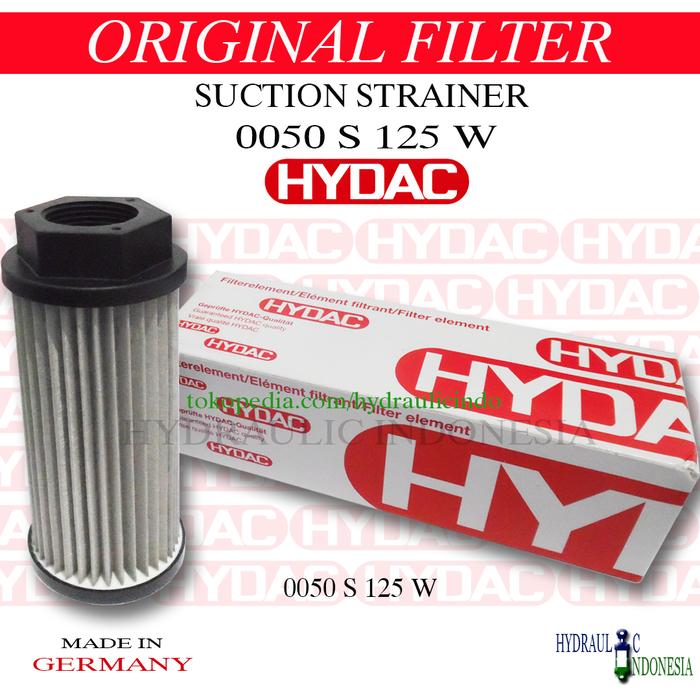 Jual Suction Strainer / Hydraulic Filter HYDAC 0050 S125W 1251193 - 1 Inch - Kota Medan ...