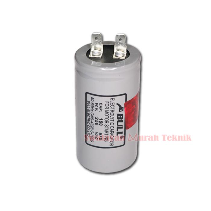 Jual BULL Kapasitor Motor Starting Capacitor 250 VAC Pompa Dinamo ...