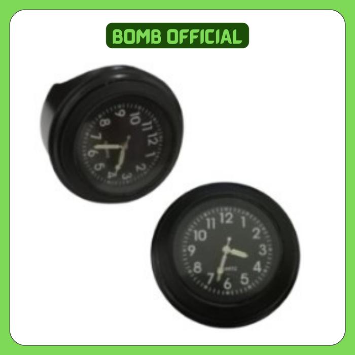 Jual Jam Stang Motor Jam Handle Bar Handlebar Sepeda Waterproff 22-25mm ...