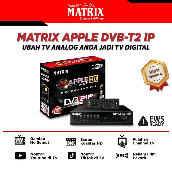 Jual STB DVB2IP MATRIX APPLE MERAH (NEW) - Jakarta Barat - MATRIX ...