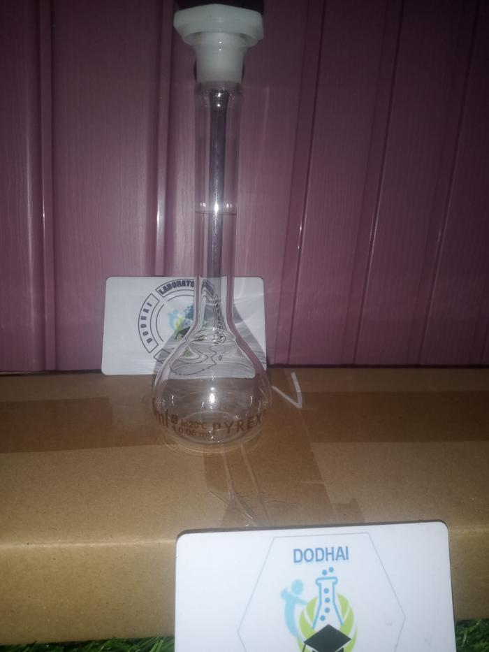Jual Labu ukur, volumetric flask, Labu tentukur. merk pyrex ukuran 50ml - Kota Medan - DODHAI ...