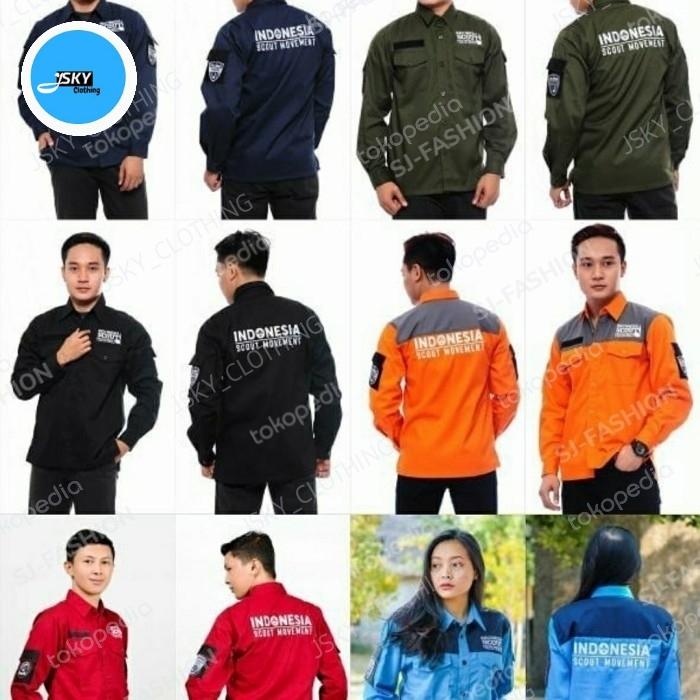 Jual kemeja panjang seragam kerja PDH PDL custom bordir | S,M,L,XL,XXL - full package - Jakarta ...