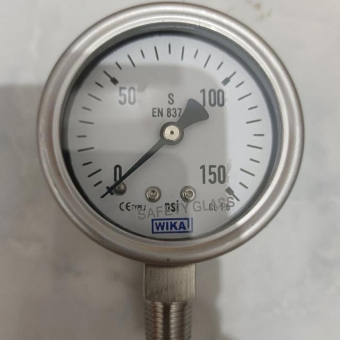 Jual Pressure Wika 2,5" 150 psi, drat 1/4" NPT Full SS Racket - Jakarta Utara - Maju Teknik ...