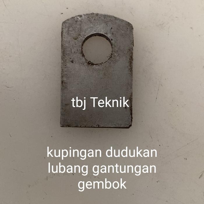 Jual kupingan dudukan lubang gantungan gembok pintu besi - uk besar ...