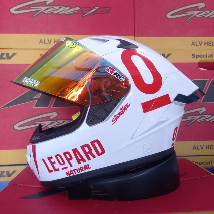 Jual HELM ALV FULL FACE GENESIS SOLID BLACK DOFF PAKET GANTENG - WHITE ...