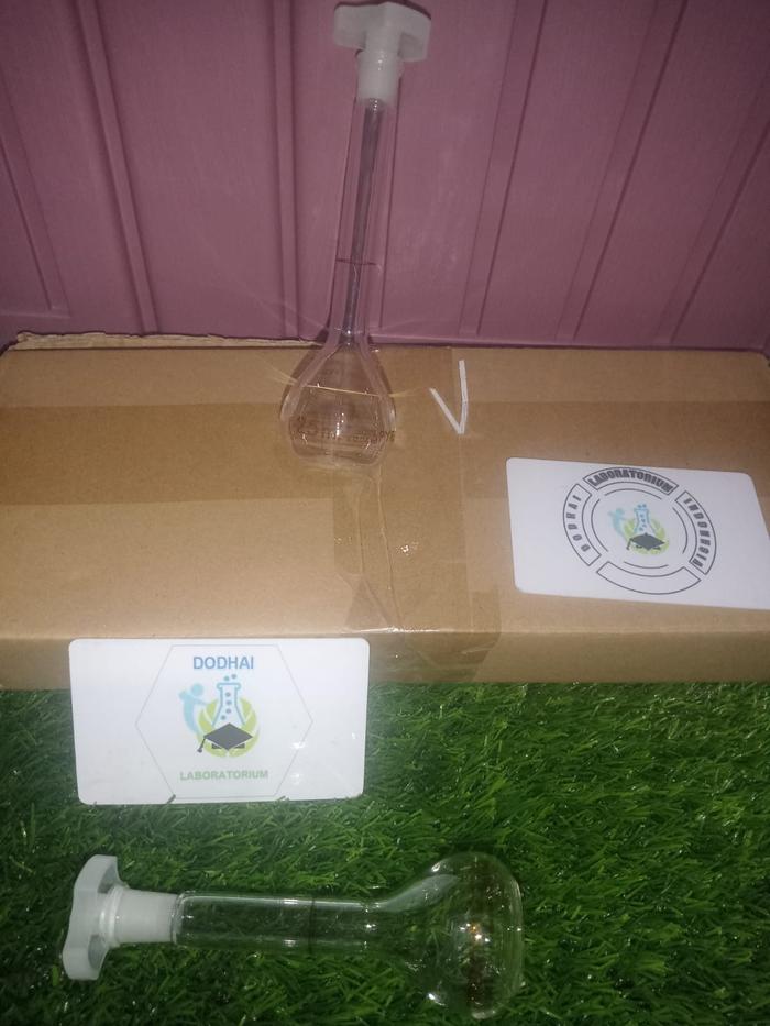 Jual Labu ukur, volumetric flask, Labu tentukur merk pyrex ukuran 25ml ...