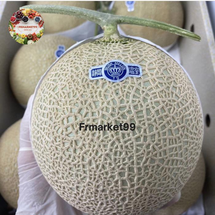 Jual Melon aroma fuji muskmelon japanese original | buah melon jepang ...