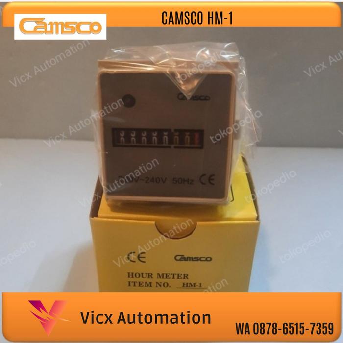 Jual JUAL CAMSCO HOUR METER HM-1 PENGUKUR WAKTU PEMAKAIAN LISTRIK ...