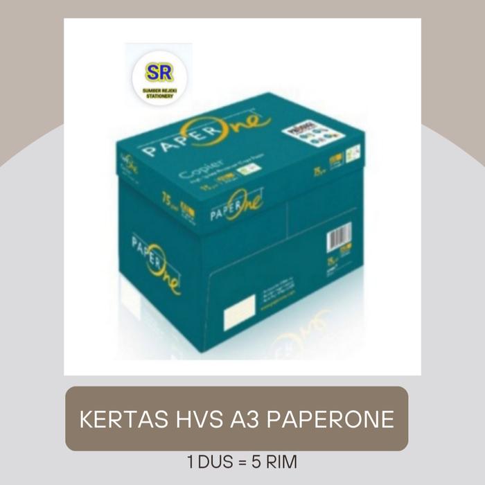 Promo KERTAS HVS A3 75 G PAPER ONE - Jakarta Timur - sumberrejekistationery | Tokopedia