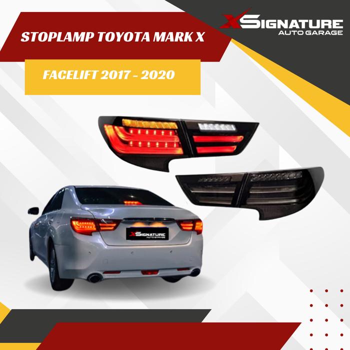 Jual STOPLAMP TOYOTA MARK X FACELIFT MODEL BMW STYLE BRB 2017-2020 ...