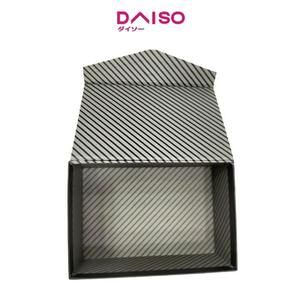 Jual Daiso Paper Box With Lid -4 Sizes - Rectangular -white And Black ...