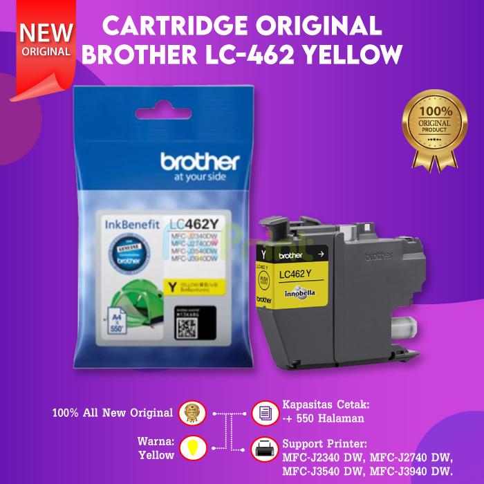 Jual Brother Ink LC-462 BK/C/M/Y for MFC-J3540DW Tinta LC462 Original ...