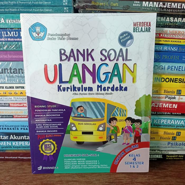 Jual Buku Pintar Bank Soal Ulangan Kurikulum Merdeka Sd/mi Kelas 1, 2, 4, 5 Di Seller Noelle ...