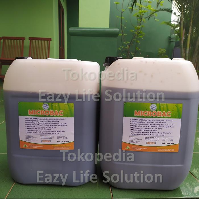 Jual Bakteri Anaerob Pengurai Limbah IPAL Microbac 20 25 Liter Jerigen ...