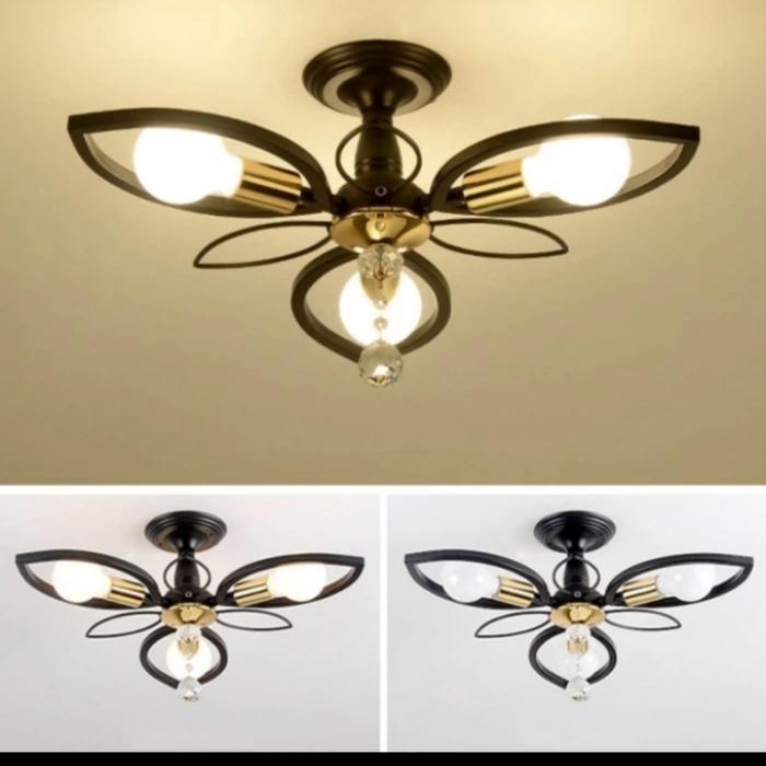 Jual Lampu gantung plafon Minimalis Nordic Modern Hias ruang tamu - 3 ...
