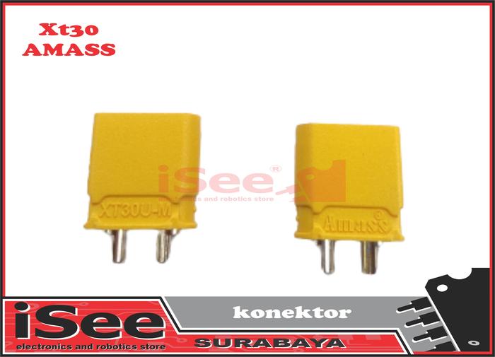 Jual AMASS Connector plug XT30 AMASS XT-30 konektor for power - male - Kota Surabaya - iSeeRobot ...