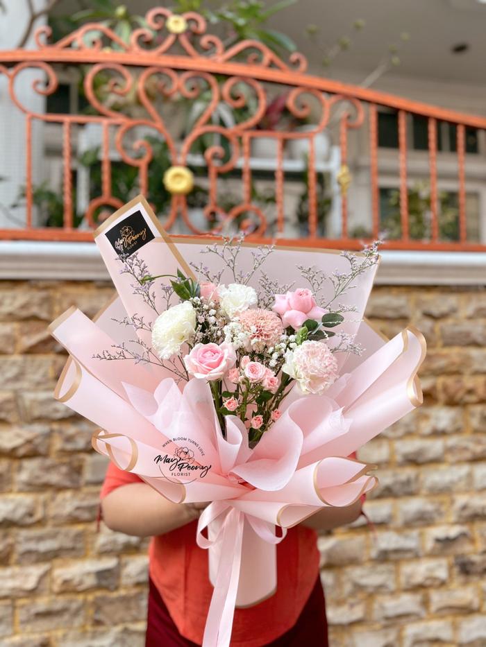 Jual Mix Bouquet Medium Size - Buket Bunga Campur Rustic Wisuda ...