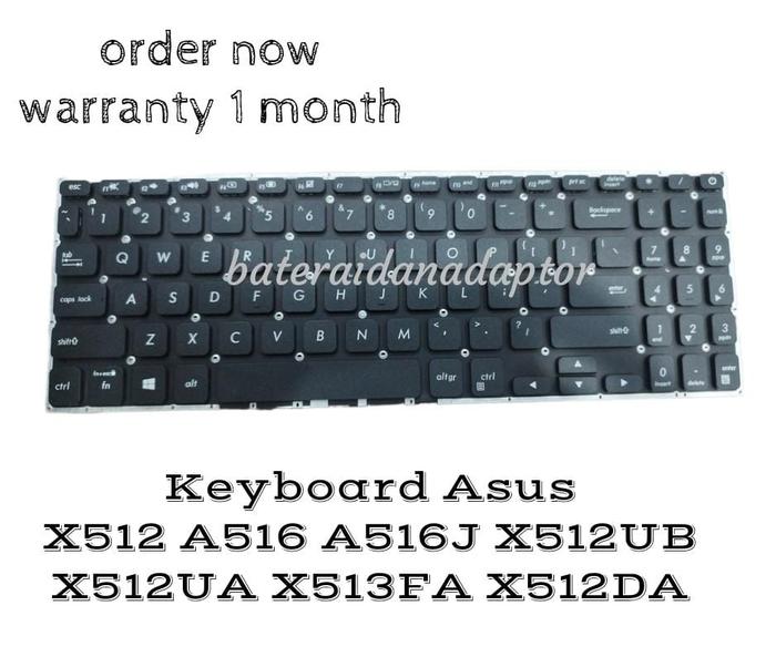 Jual Keyboard Asus VivoBook X512 A516 A516J U512UB X512UA X513FA X512DA ...