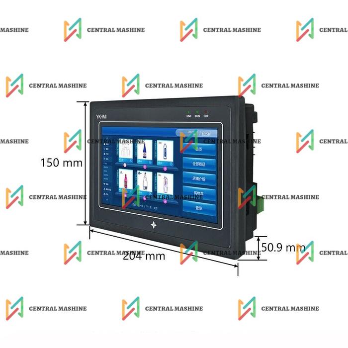 Jual YKHMI MM-40MR-12MT-700-FX-C All in One PLC HMI Programmable - Kota ...