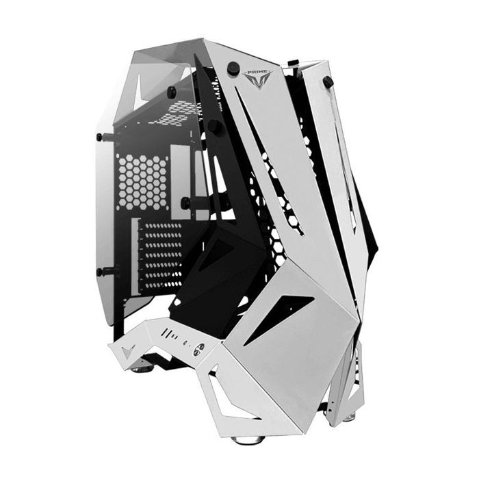 Promo CASING PRIME R-[CS] WHITE ATX ALUMUNIUM GAMING CASE TEMPERED ...