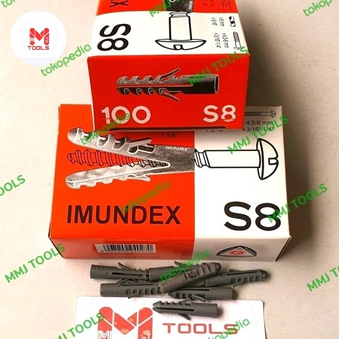 Jual Fisher IMUNDEX S8 isi 100 buah - IMUNDEX Fisher S8 - Jakarta Utara - MMJ TOOLS | Tokopedia