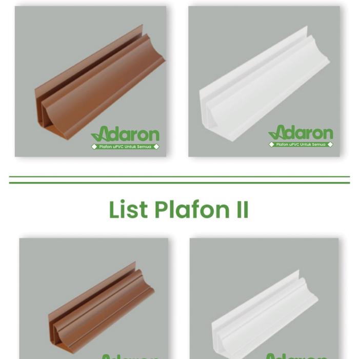 Jual Lis Plafon PVC Adaron - Kota Bogor - Toko Besi Sumber Jaya | Tokopedia