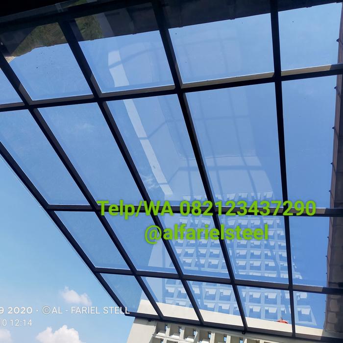 Jual kanopi atap transparan canopy solarflat 3mm harga murah dan ...