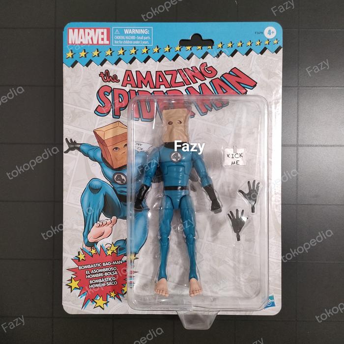 Jual Marvel Legends Retro The Amazing Spiderman Bombastic Bagman HASBRO ...