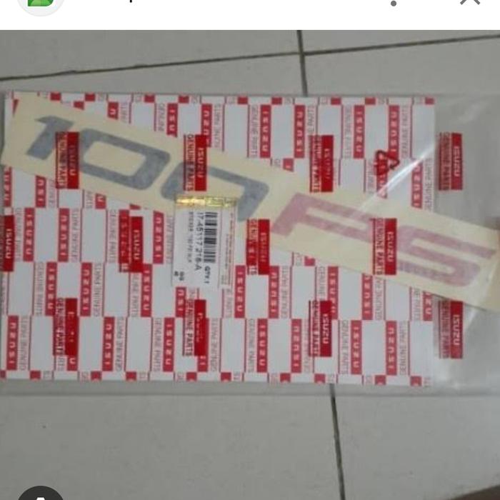 Jual STIKER STICKER SETIKER DECAL KEDOK PANEL DEPAN ISUZU 100PS 100 PS ORI - Jakarta Pusat - VAN ...