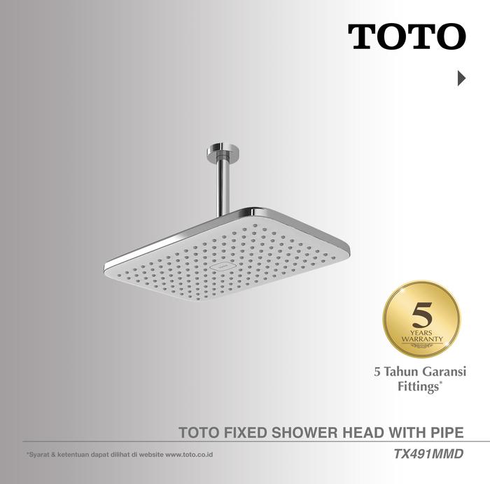 Promo TOTO Fixed Shower Head TX491MMD / Kepala Shower Cicil 0% 3x ...