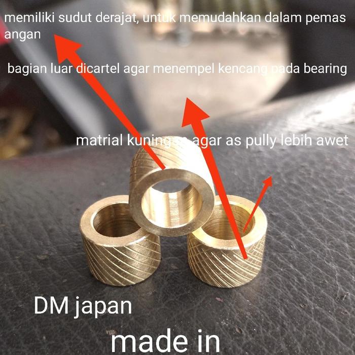 Jual bosh bush kuningan bearing bak cvt nmax aerox bushing busing 6202 ...