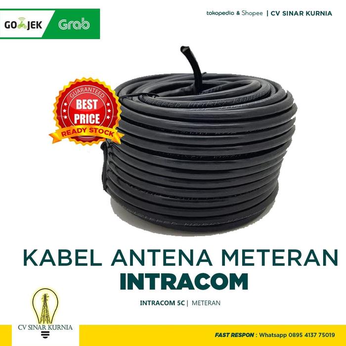 Jual KABEL ANTENA INTRACOM METERAN TV PATEN 5C RG6 HITAM 1 ROLL 100Y - Kota Bandung - SINAR ...