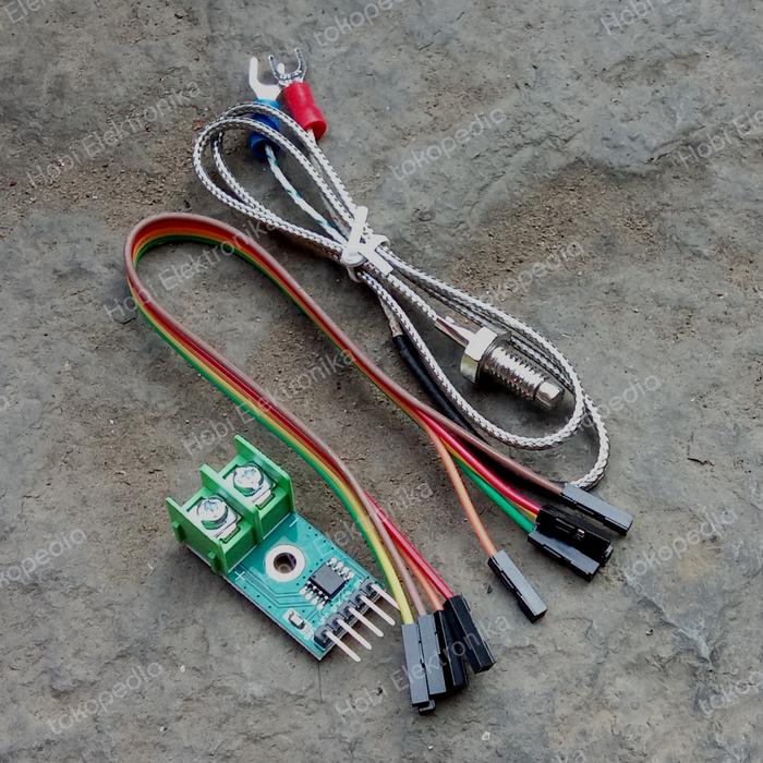 Jual Modul MAX6675 Temperature Sensor dengan probe thermocouple type K ...
