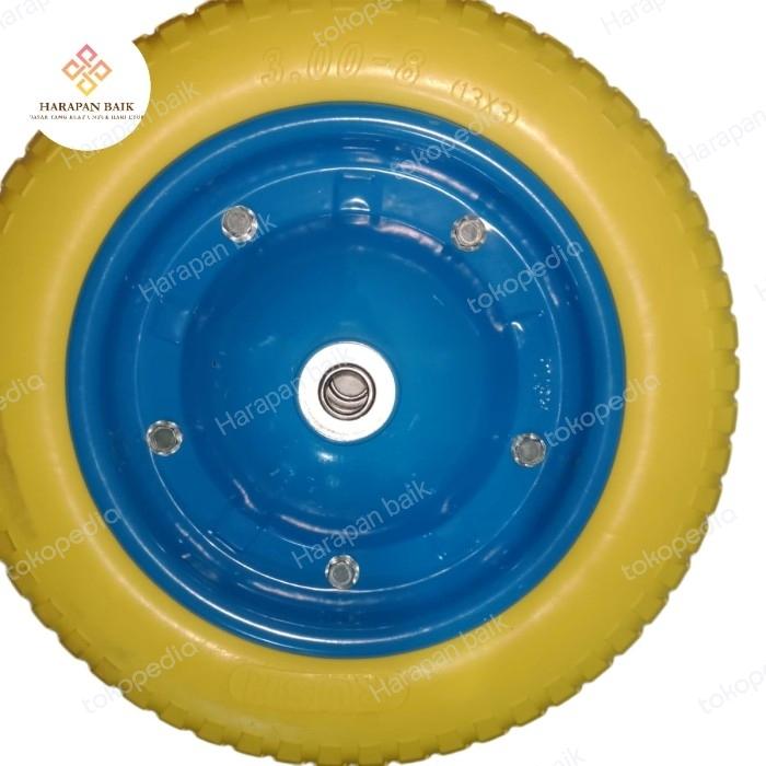 Jual Ban gerobak dorong mati PU warna - Roda gerobak Sorong mati warna ...