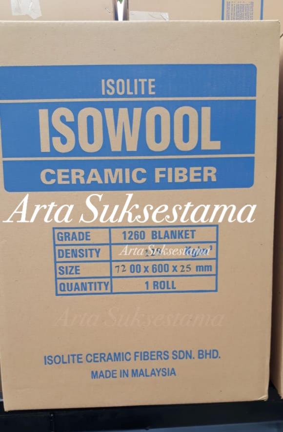 Jual Isowool Density 96Kg Ceramic fiber blanket insulation peredam ...