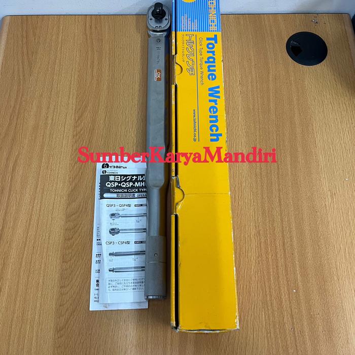 Jual Tohnichi Preset Torque Wrench / Kunci Torsi DR 1/2" QSP200N (40 ...