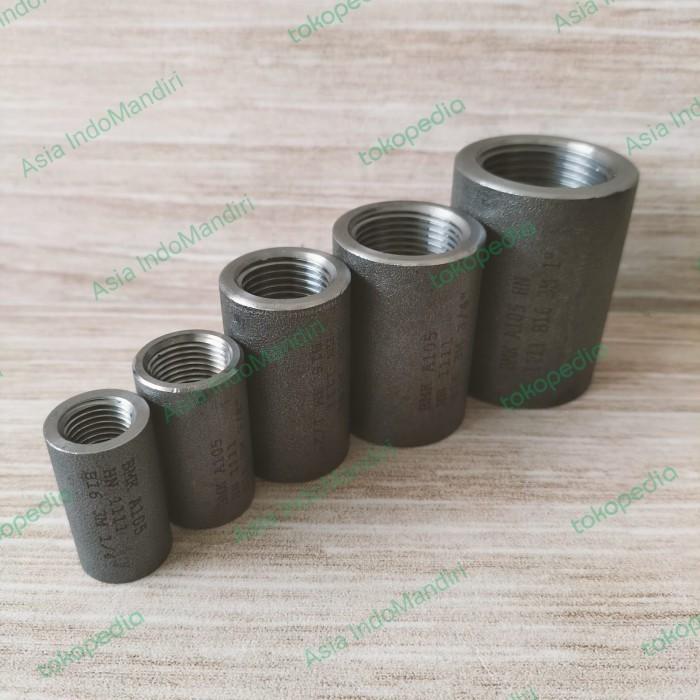 Jual Socket Besi Class 3000 NPT 1 1/4" Sock Drat Dalam #3000 Carbon ...