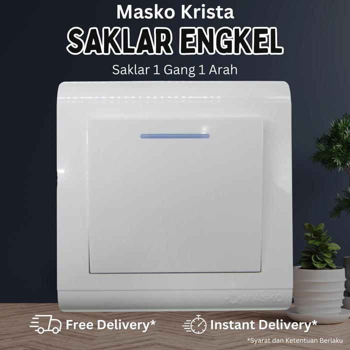 Jual MASKO IB SAKLAR ENGKEL PUTIH K - 211 (K-211) KRISTA TUNGGAL SINGLE ...
