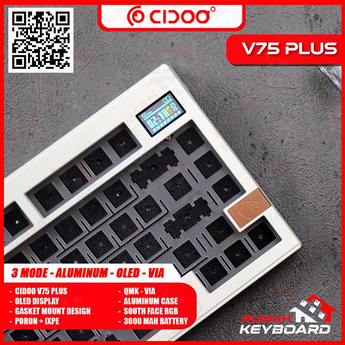 Jual Mechanical Keyboard - Cidoo V75 Plus - Oled - Alu - Via - South Di ...