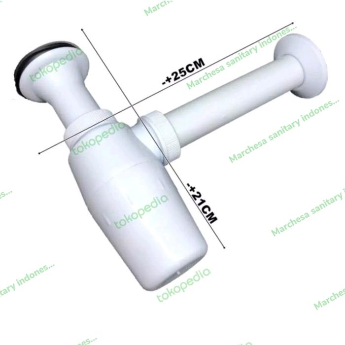 Promo Sifon Botol Tarik Stainless/Sifon Pembuangan Air Washtafel ...
