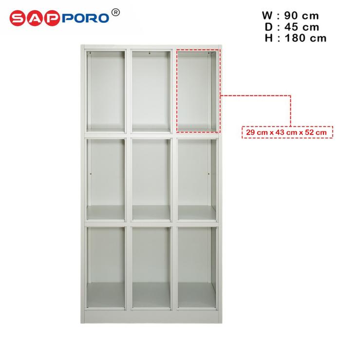 Jual Sapporo Koln 9 - Loker Besi 9 Pintu | Steel Locker 9 Doors Di ...