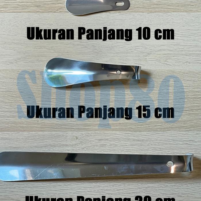 Jual Sendok Sepatu Stainless Alat Bantu Pakai Shoe Horn Shoes Spoon Shoehor Di Seller Velvet ...