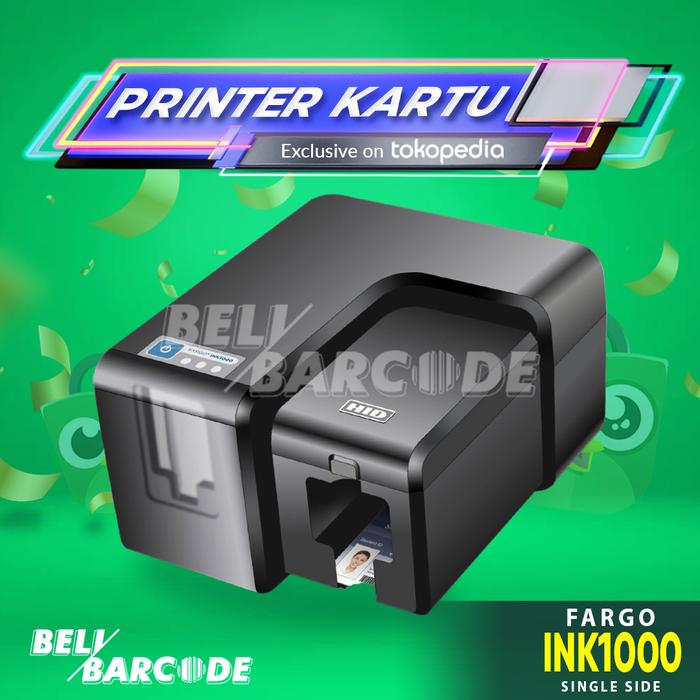 Jual Printer Kartu ID Card Fargo INK1000 Thermal Inkjet Satu Sisi INK ...
