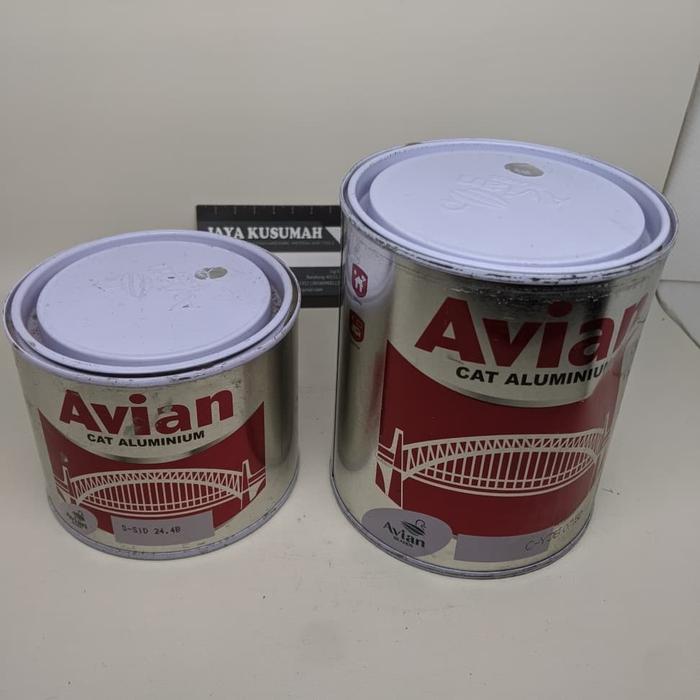 Jual Avian Cat Alumunium Cet warna Almunium 0.45L Cat Besi Silver ...