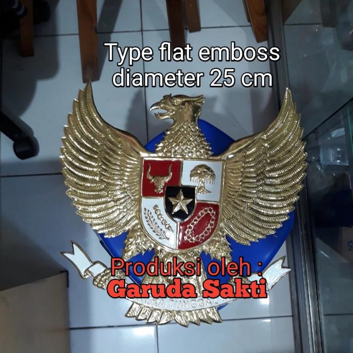 Jual Lambang garuda kuningan rata 25 cm - Jakarta Timur - garuda sakti ...
