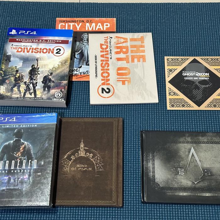Jual Paket PS4 collector edition artbook DIVISION 2, Murdered Soul ...