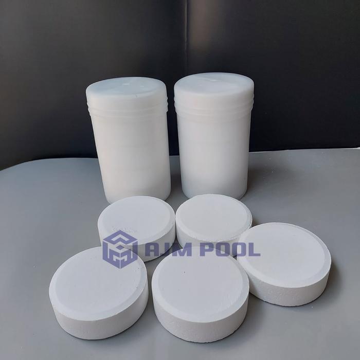 Jual Chlorine / Kaporit Tablet Besar 90% / Obat Penjernih Air Kolam ...