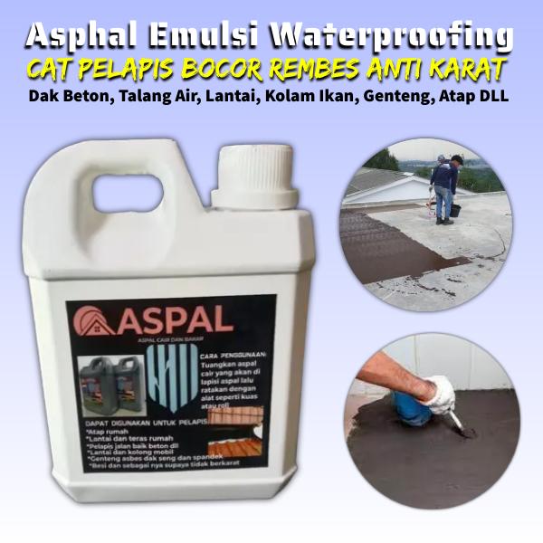 Jual Asphal Emulsi For Waterproofing Cat Pelapis Anti Bocor 1 Kg - 1kg ...