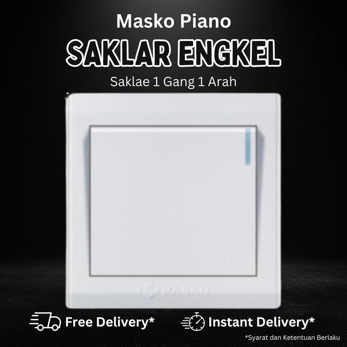 Jual MASKO IB SAKLAR ENGKEL PUTIH N - 511 (N-511) PIANO TUNGGAL SINGLE ...